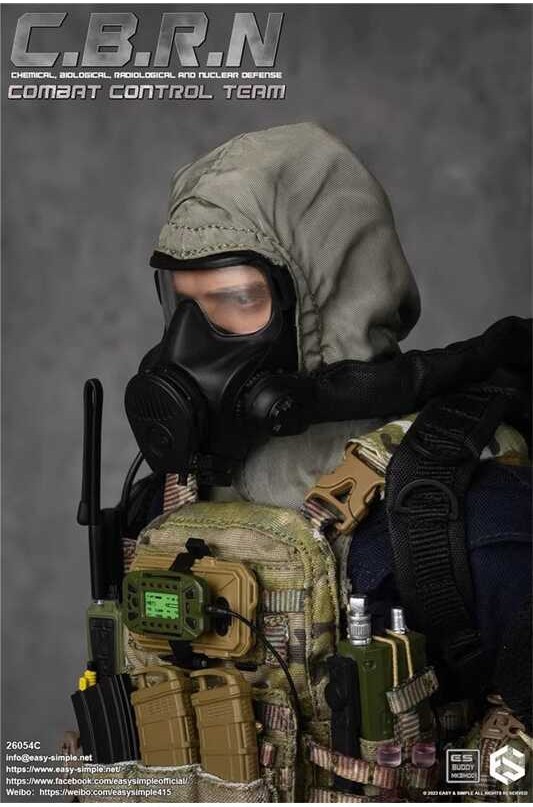 Easy&Simple ES 1/6 26054C CBRN Soldier Combat Control Team Operator ...
