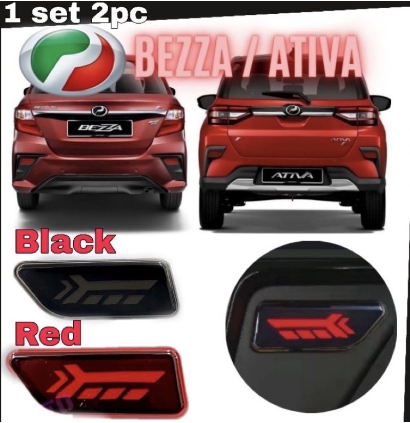 Perodua Ativa / Bezza / Alza Reflector Rear Bumper Reflector (4 in 1 ...