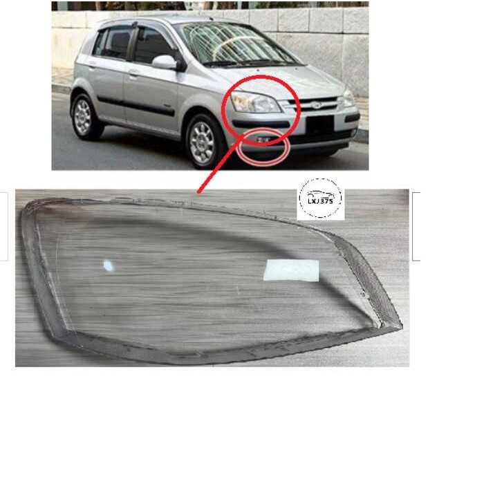 HYUNDAI PARA Getz Car Headlight Headlamp Lens Auto Shell Headlamp Cover ...