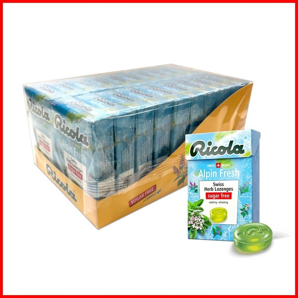 Ricola Alpin Fresh Sugar Free (20 x 40g Boxpack) | Shopee Philippines