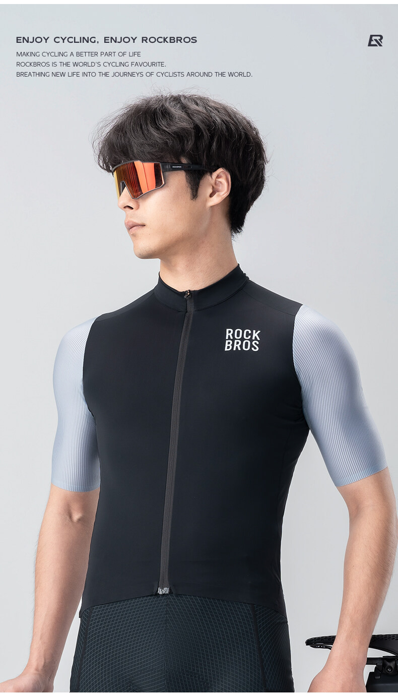 ROCKBROS Cycling Jersey for Men Professional Lightweight Breathable ...