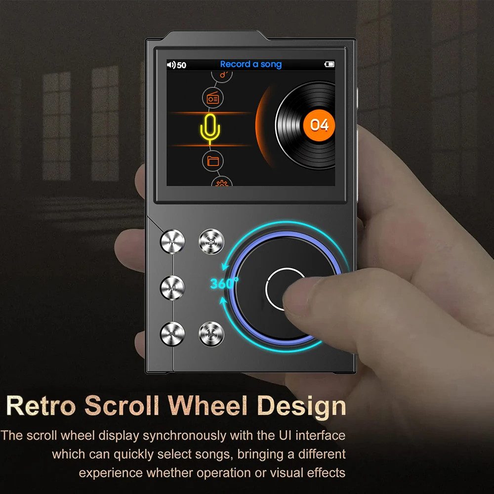 Hi-Fi MP3 Player Bluetooth 5.0 Lossless DSD DAD High Definition Hired ...