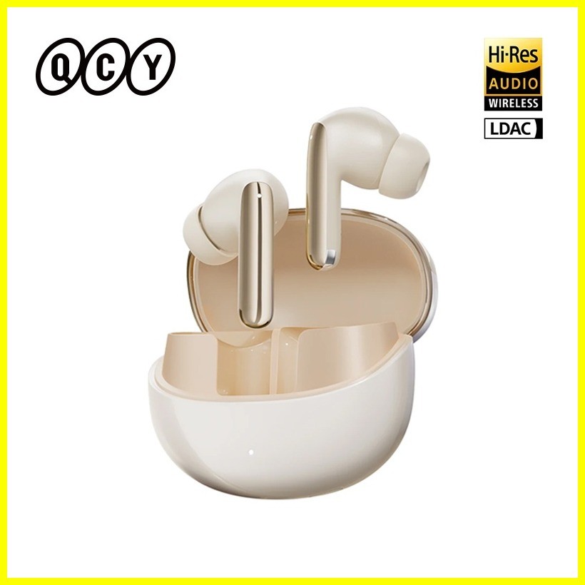 QCY HT08/MeloBuds Pro ANC Bluetooth 5.3 Earphones Wireless 46dB Hybrid ANC Hi-Res LDAC Earbuds 6 ...
