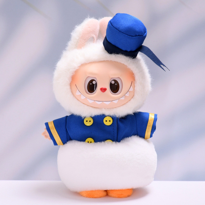 15cm 17cm labubu clothes|duck sailor suit|for labubu v1 v2 | Shopee ...