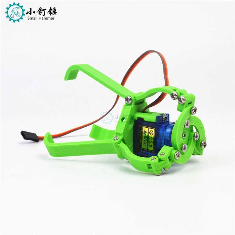Three Finger with Servo Mechanical Claw Robot Hand 3D Printing ...