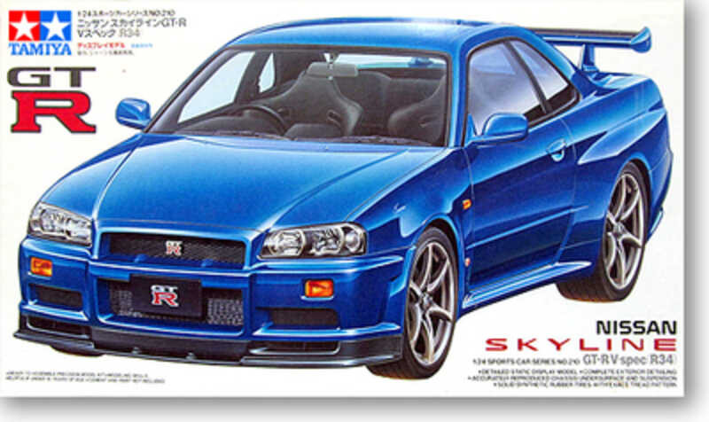 Assemble car model 1/24 Nissan NISSAN GT-R R34 racing sedan 24210 ...