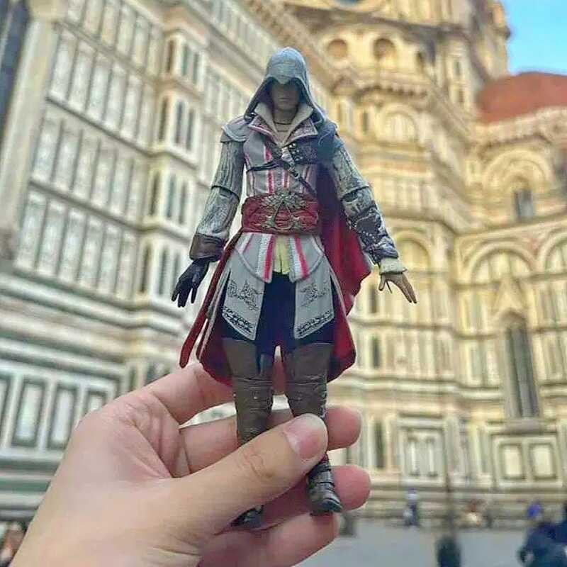 LY Stock Sa Assassin's Creed Iii Action Figure Ezio Figuras Toys Neca ...