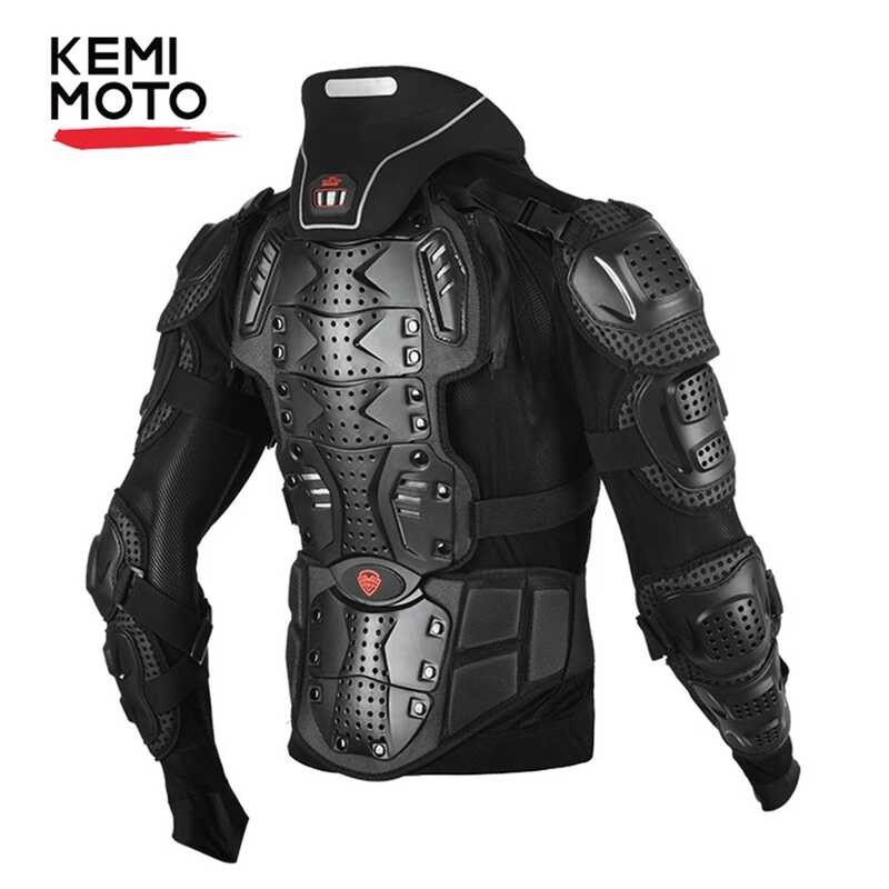 Motorcycle Armor Jacket Men Full Body Neck Protector Racing Clothing ...