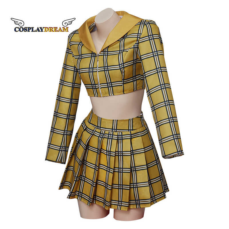Clueless ♥ Movie Cher Cosplay Costume Horowitz Dress School Uniform Top ...