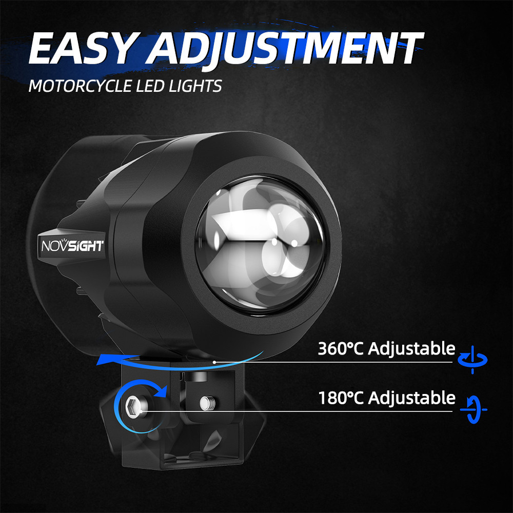 Novsight Waterproof dual color LED work light square mini waterproof ...