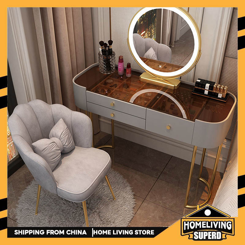 Multi Functional Luxury Dressing Table Large Bedroom Integrated ...