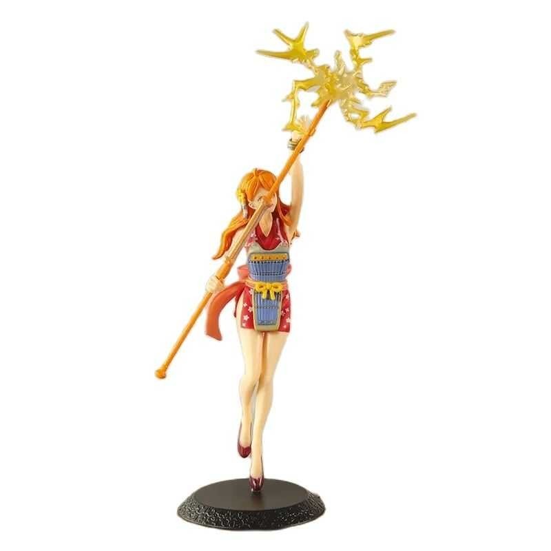 Anime One Piece VAH Weather Stick Milk Foam Ball Kawaii Nami Action ...