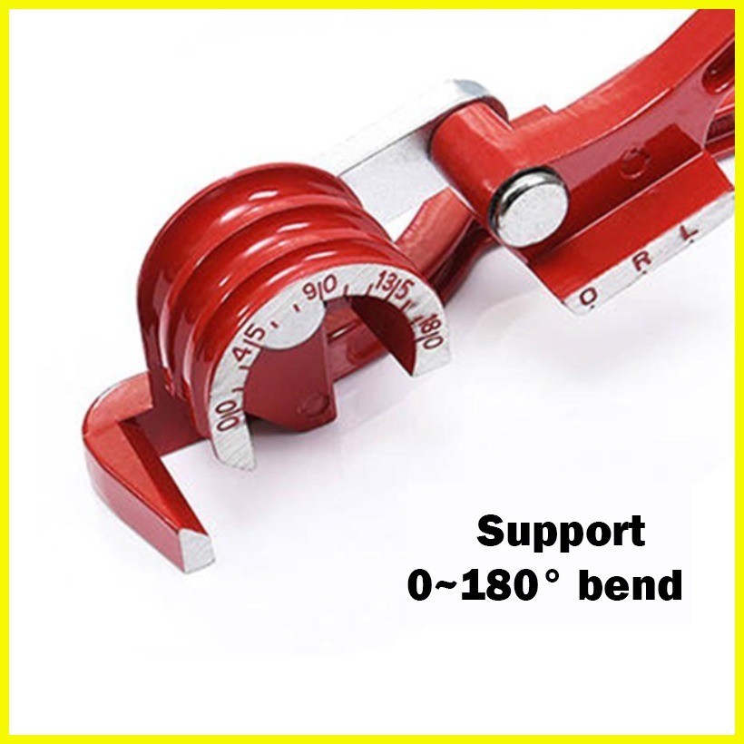 ∆ 3 In 1 Pipe Bending Tool Combination Tube Bender 90 180 Degree Tube ...