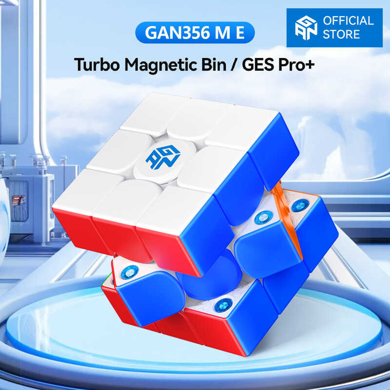 Store] [Gan Official Gan356 M E 3X3 Magnetic Cube Stickerless Magic ...