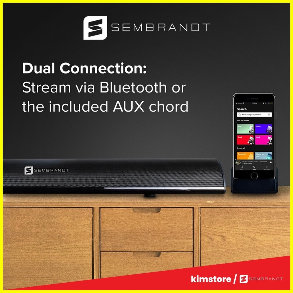 Sembrandt SB750 TV Soundbar with Built-In Subwoofer - Bluetooth ...