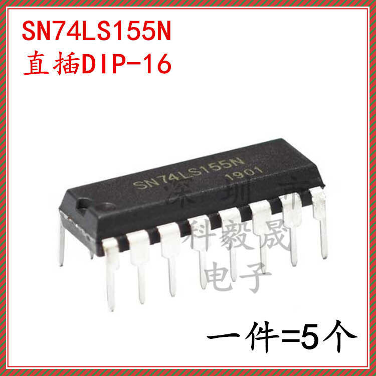 SN74LS155N inline DIP-16 74LS155 decoder/multiplexer HD74LS155P | Shopee Philippines