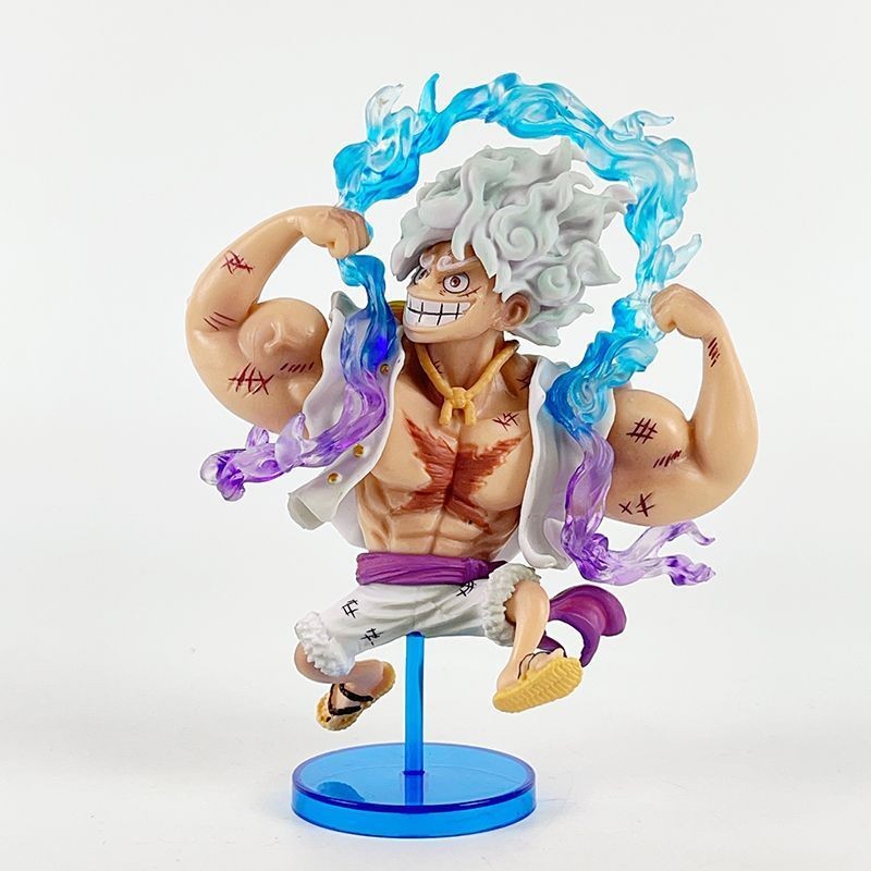 One Piece Muscle Nika Fruit Form Four-level Muscle Sun God Luffy Figure ...