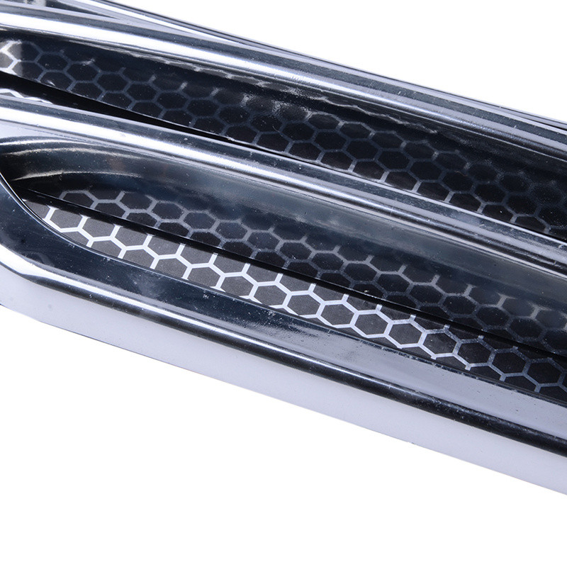 1pair Car Side Fender Vent Sticker Air Flow Spoiler Racing Intake ...
