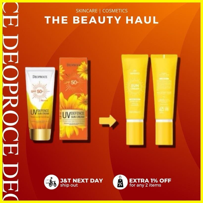 ♨ ☾ DEOPROCE UV Defence Sun Cream | Soft Daily Sun Cream | Silky Light Stick SPF50+ PA+++ (70g ...