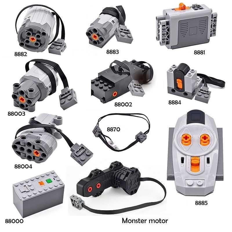 MOC Legos Technic Compatible With Technical Blocks Motor PF Model Servo ...