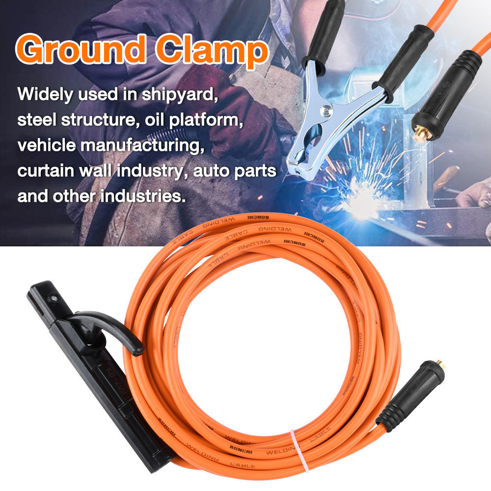 Welding Wire Cable 300A 3M-10M with Electrode Holder and Connector Set ...