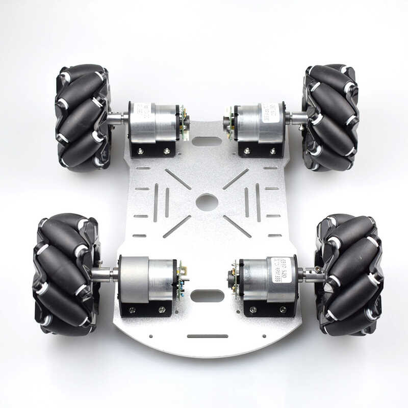 15Kg Load 4Wd 96Mm Mecanum Wheel Robot Car Chassis Kit Na May DC 12V ...
