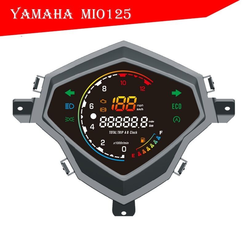 NEW Screen Gradient Digital Meter Second Generation Odometer LED ...