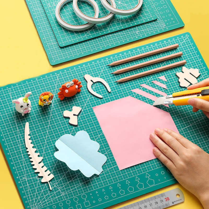PVC Mat Self Healing Pad Double-Sided DIY Tool Board Cutting Plate A4 ...