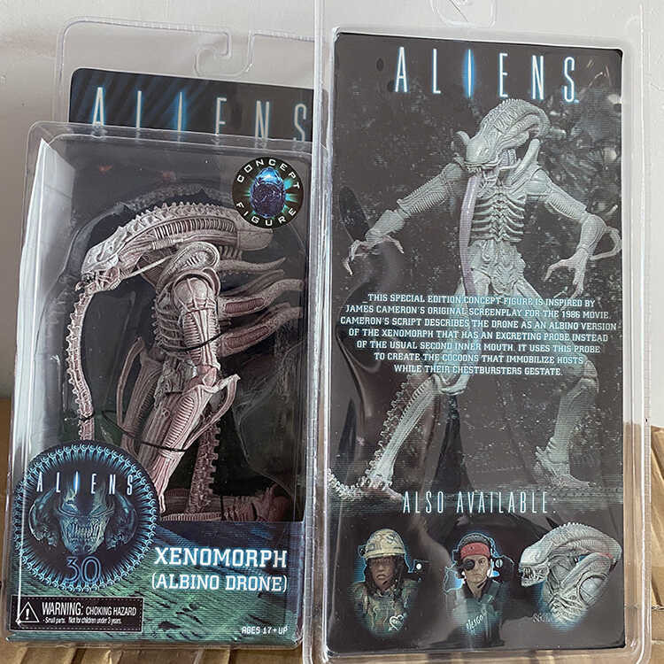 e Aliens Vs Predator NECA Albino Drone Private Ricco Frost PVC Action ...