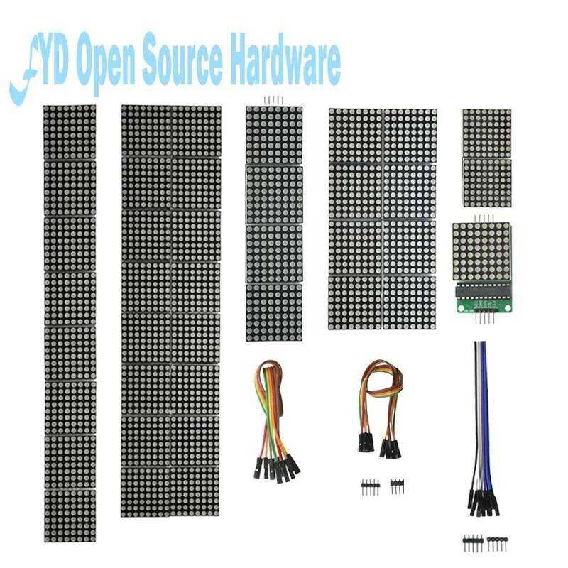 / 1 2 / 4 / 8-bit MAX7219 60×60 Dot Matrix Module Microcontroller LED ...