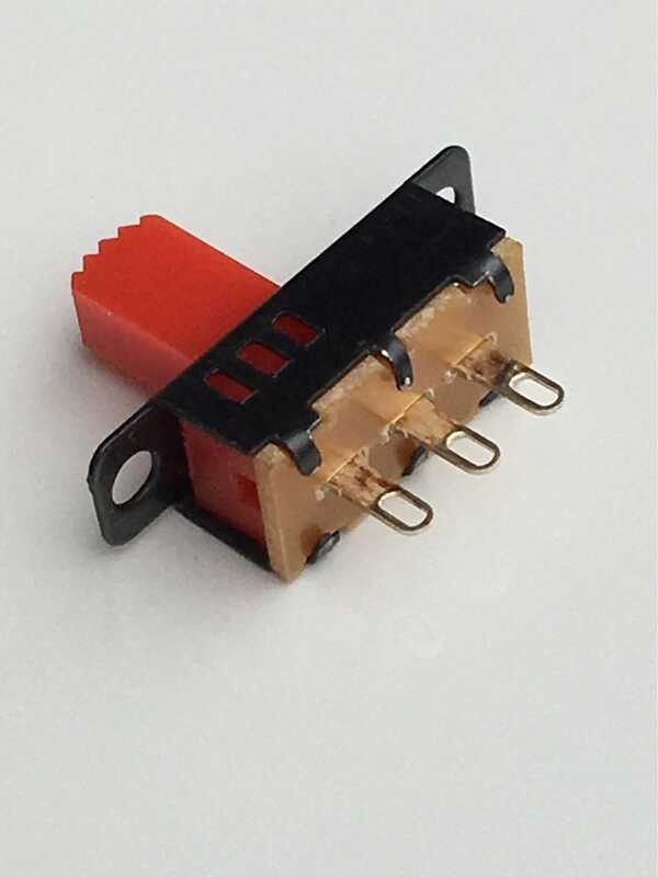 SS-12F32 red small aircraft microphone toggle switch slide switch ...