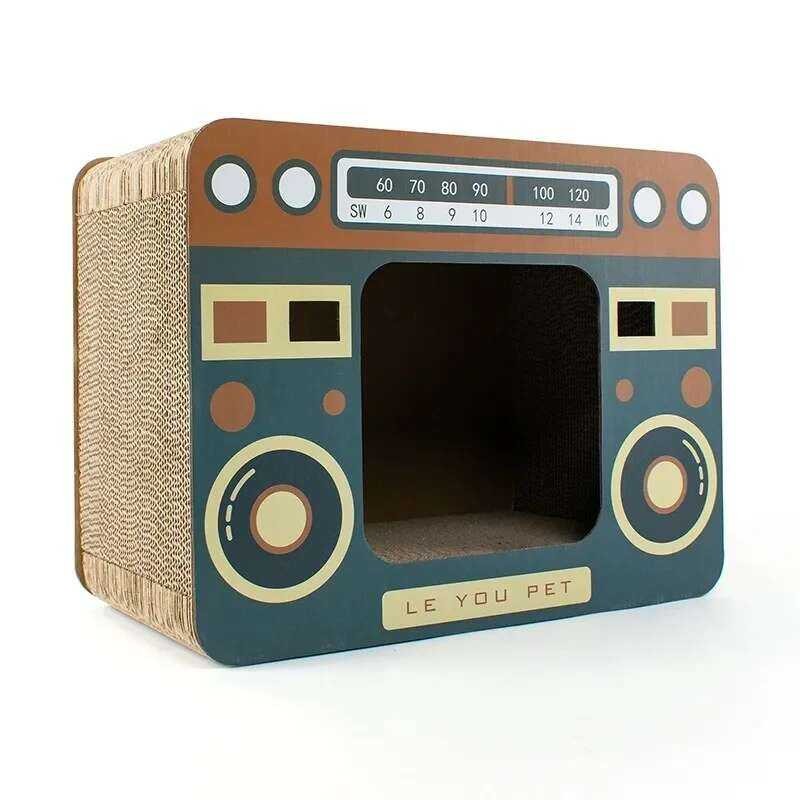 Xj Board Cats Little Guy Creative Scratch Scratching Radio Oven TV ...