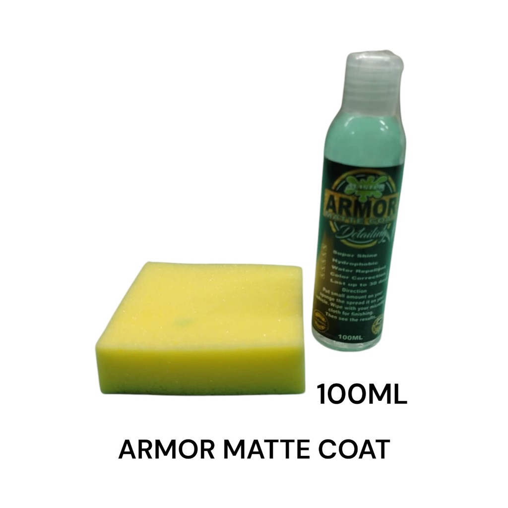ARMOR MATTE COAT WITH FREE SPONGE | Shopee Philippines