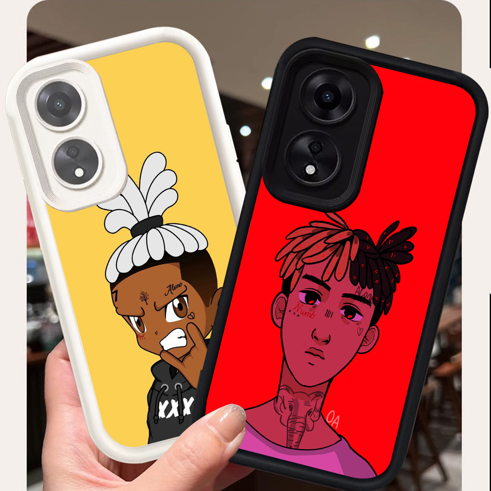 Casing for OPPO A60 A38 A18 A58 5G Silicone Case H-86 XXX Tentacion ...