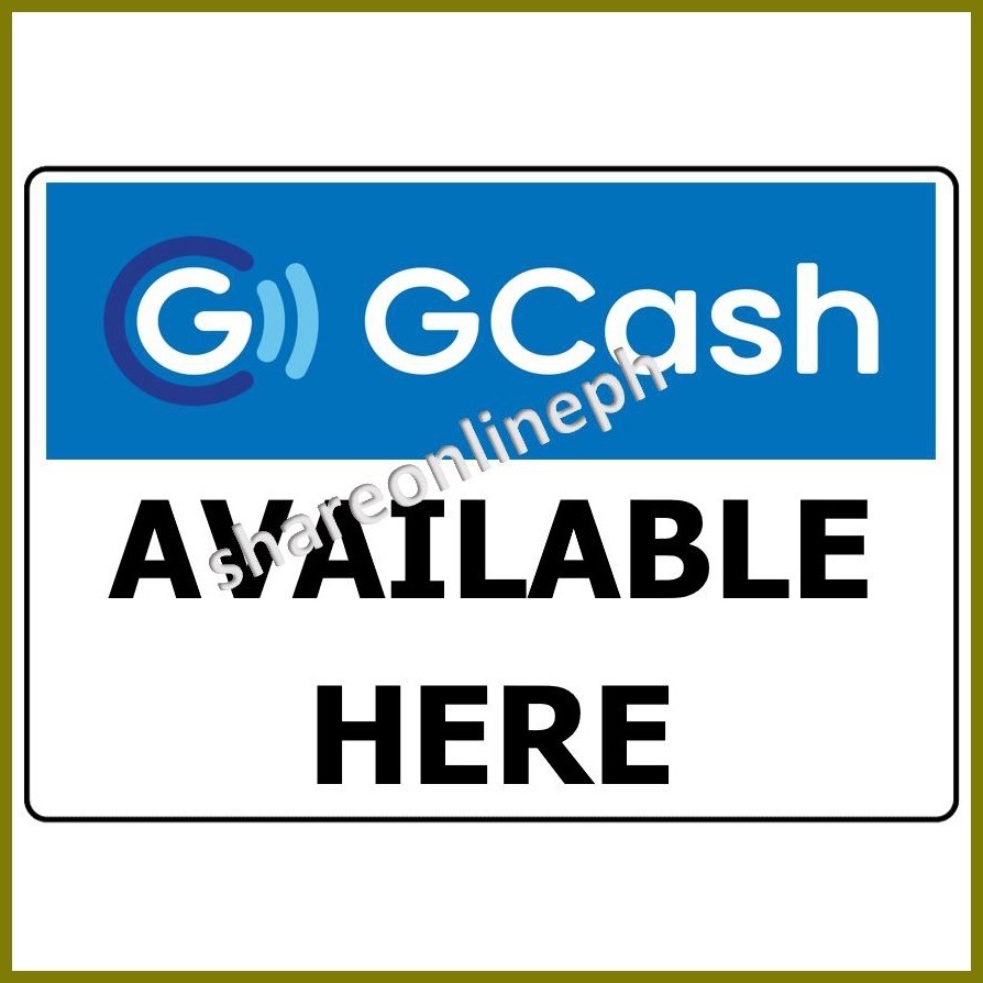 Laminated Signages Gcash Available here Signage Signage Sign Boards ...