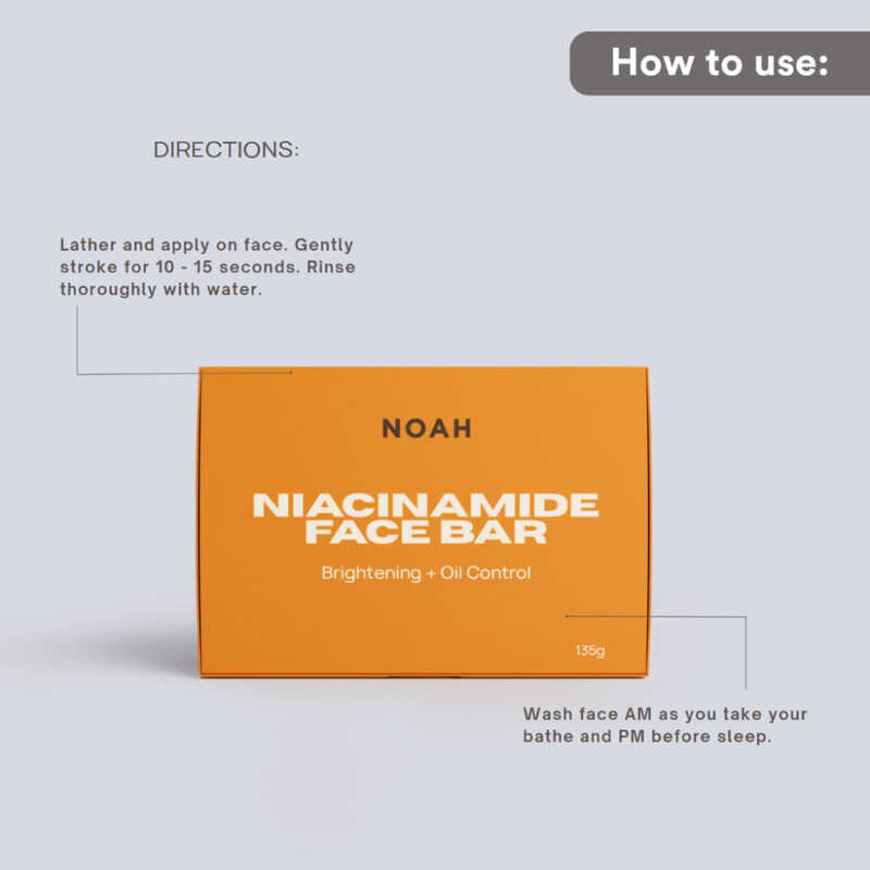 Niacinamide NOAH Face Bar 135G ( For All Skin Types) - Removes Pimple ...