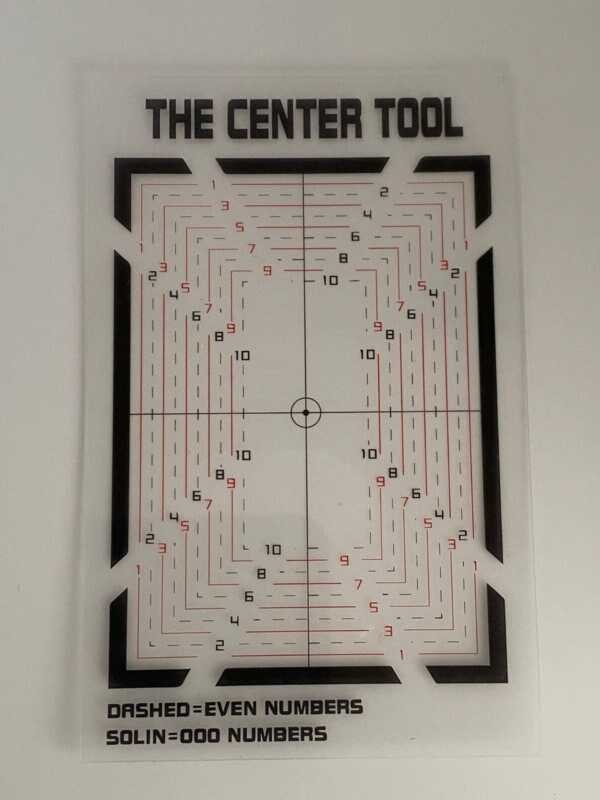 The Center Tool Sports Trading Card Centering Grading Guide Pre Grade ...