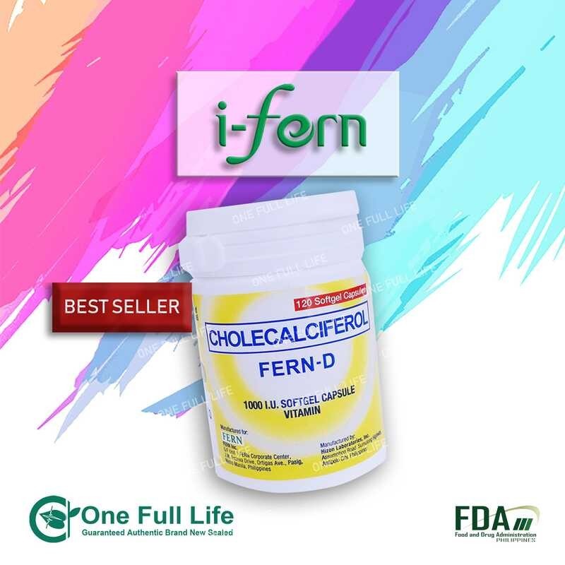 Fern Vitamin D 120 Capsules (BIG) | Shopee Philippines