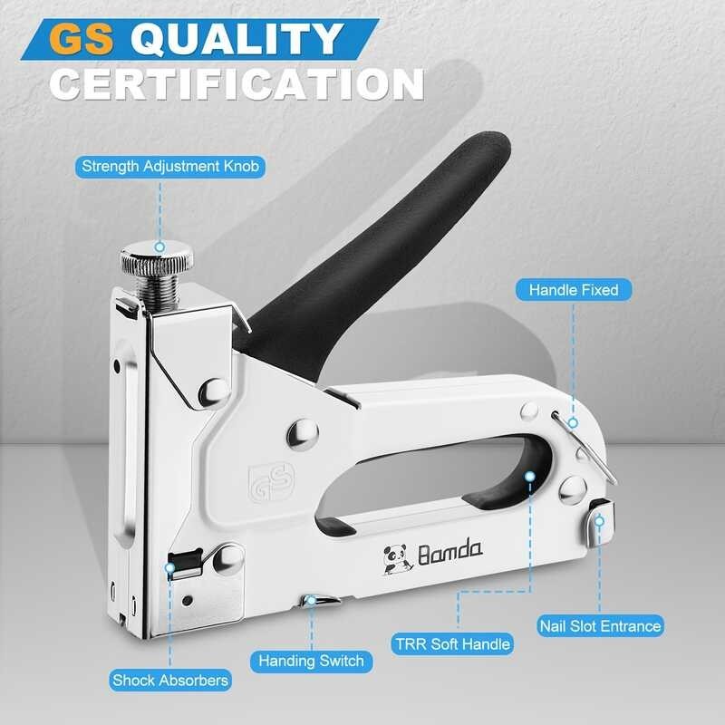 3 Gun, 1 Heavy Duty Staple Gun Kit Na May 300 Staples, Upholstery ...