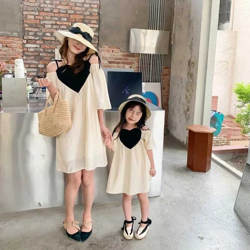 Anak Babae Nanay Na Magkakasama Ng Damit Kababaihang Summer Dress 2024 ...