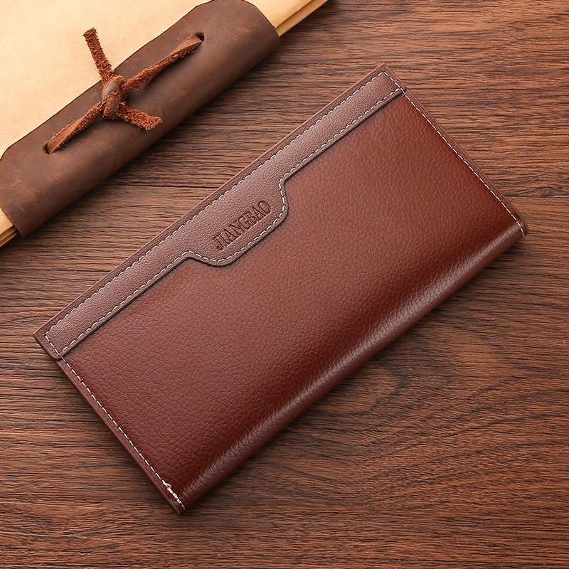 YoYo Mens Wallet Long Wallet for Men Leather Wallet with Zipper Coin ...