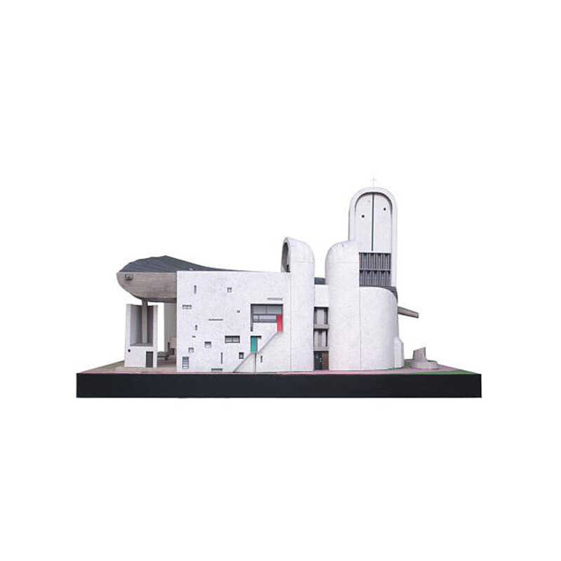 France La Chapelle De Ronchamp 3D Paper Model House Papercraft DIY Art ...