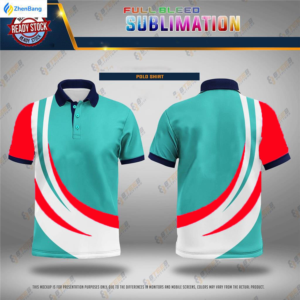 【Free Custom】Full Sublimation Polo Shirt With Multiple Colors To Choose ...