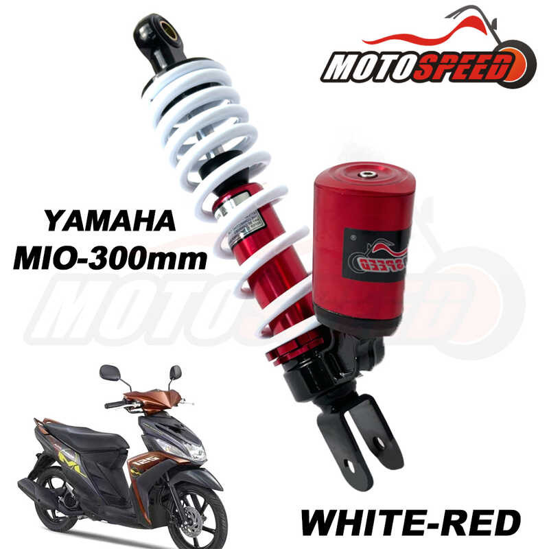 M Power Motospeed 1 Pc Rear Shock 300mm na may gas tank Para sa Yamaha ...