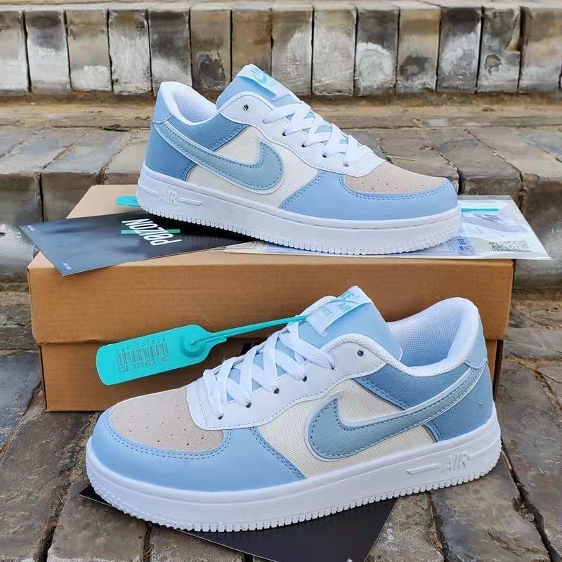 Af1 Nike Air Force One Warm-up Discoloration Meets Cold White Men and ...