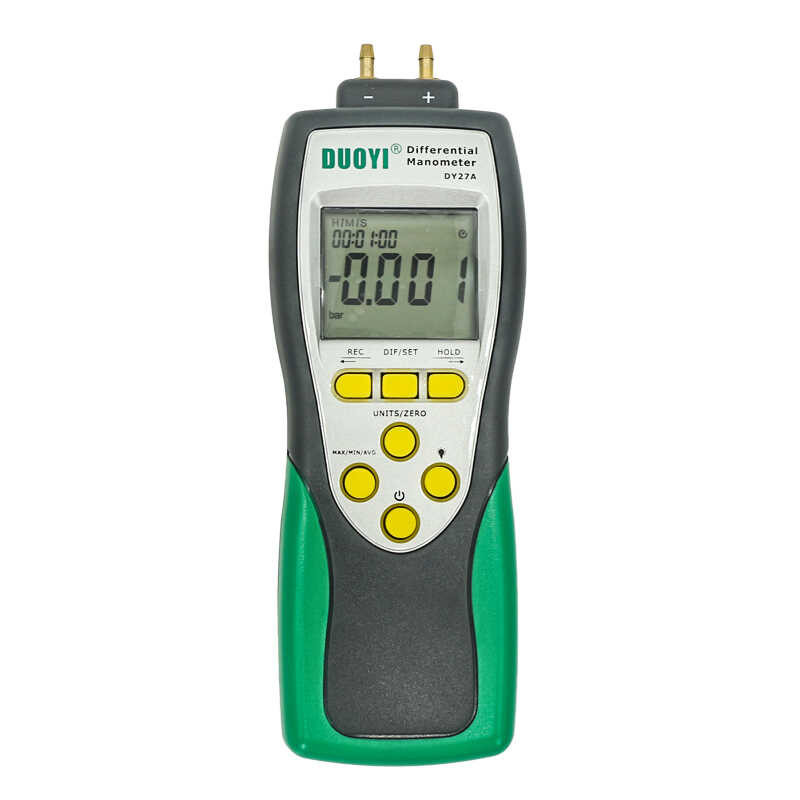 A natural gas differential meter handheld portable digital manometer ...