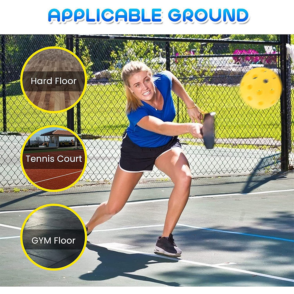 74MM Pickleball Trainer Outdoor Pickle Balls Training Aids Pickleball ...