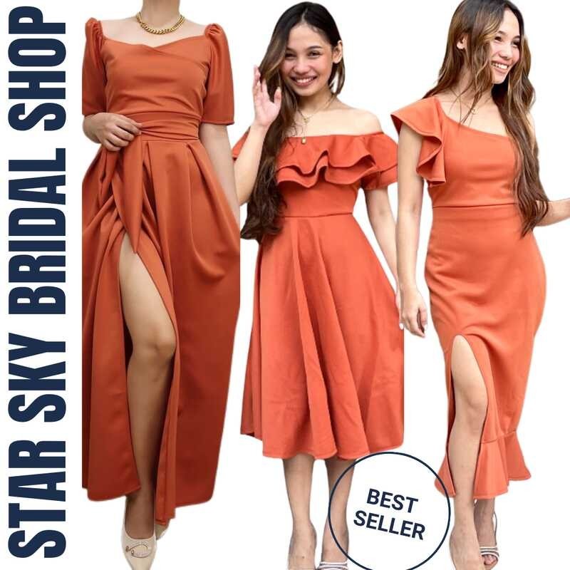 RUSTY ORANGE Max sa kawalang-hanggan, matagal damit naging formal ...