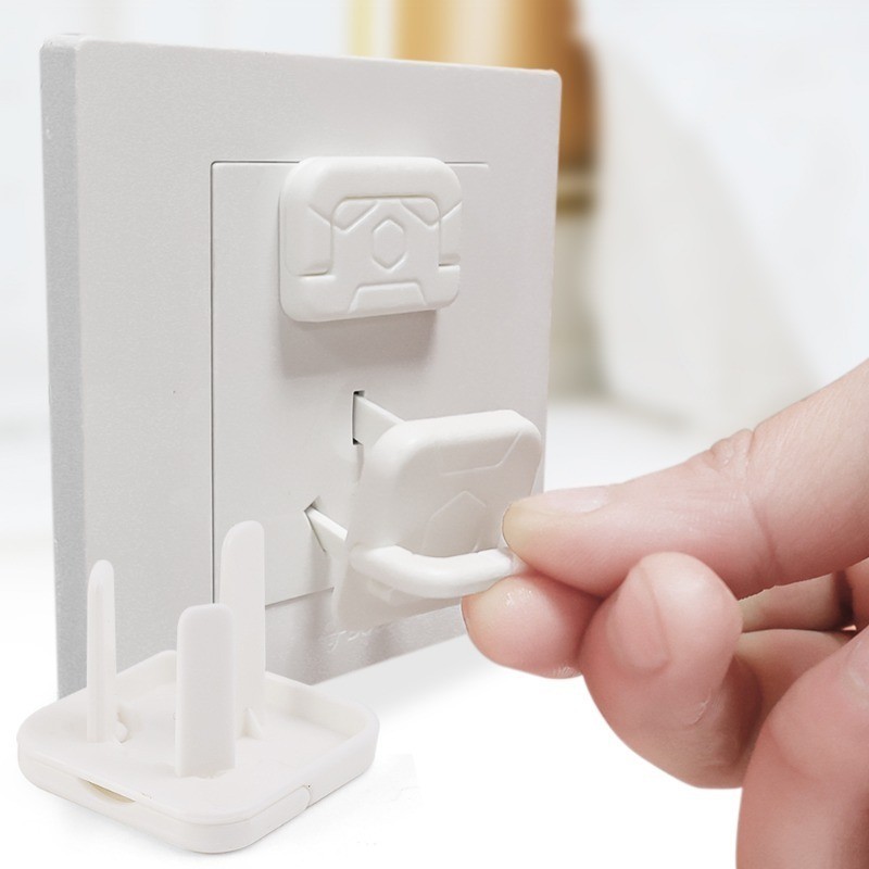 10PCS Anti Electric Shock Plugs Protector Covers - Clear Shock Plug ...