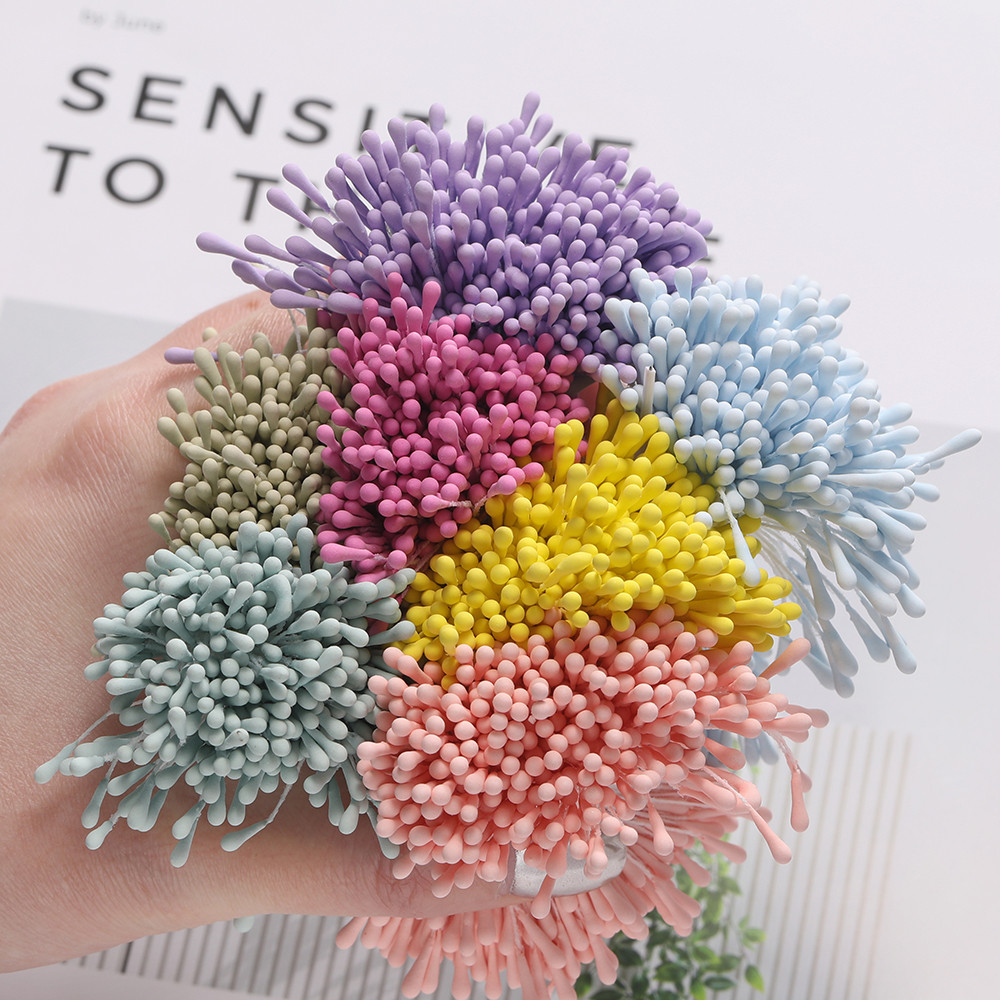 400pcs/Bundle Pearl Stamen Artificial Flower Stamens DIY Bouquet ...